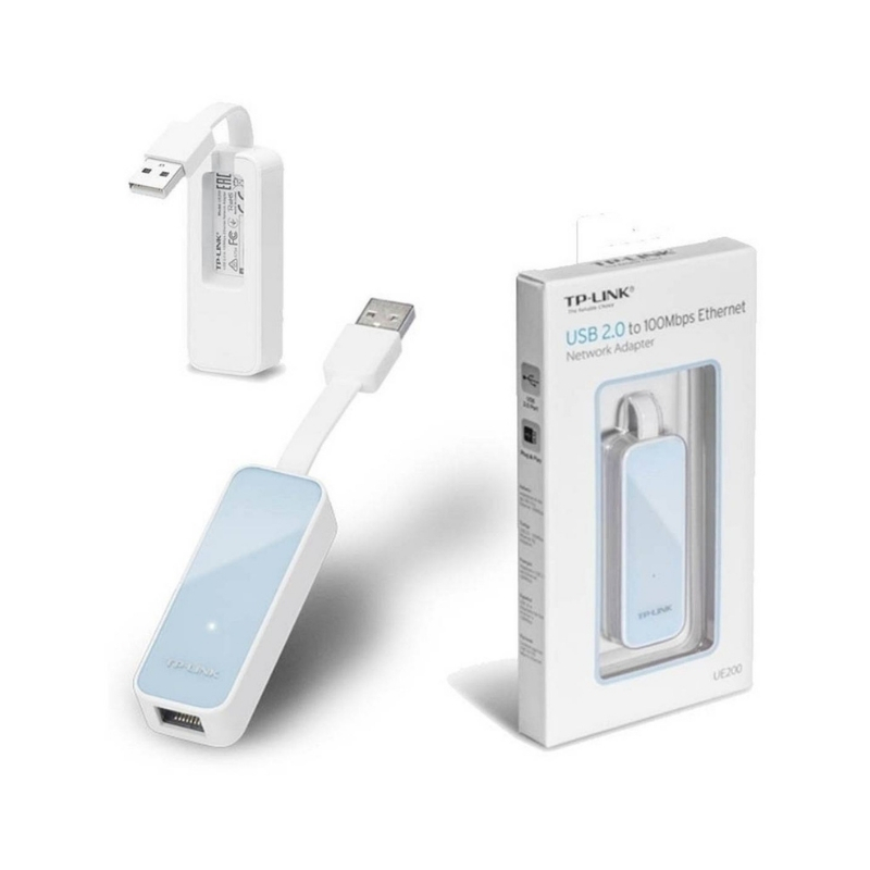 ADAPTADOR TP LINK DE RED USB 2.0 100MBPS ETHERNET UE200 UN - CÓMPUTO
